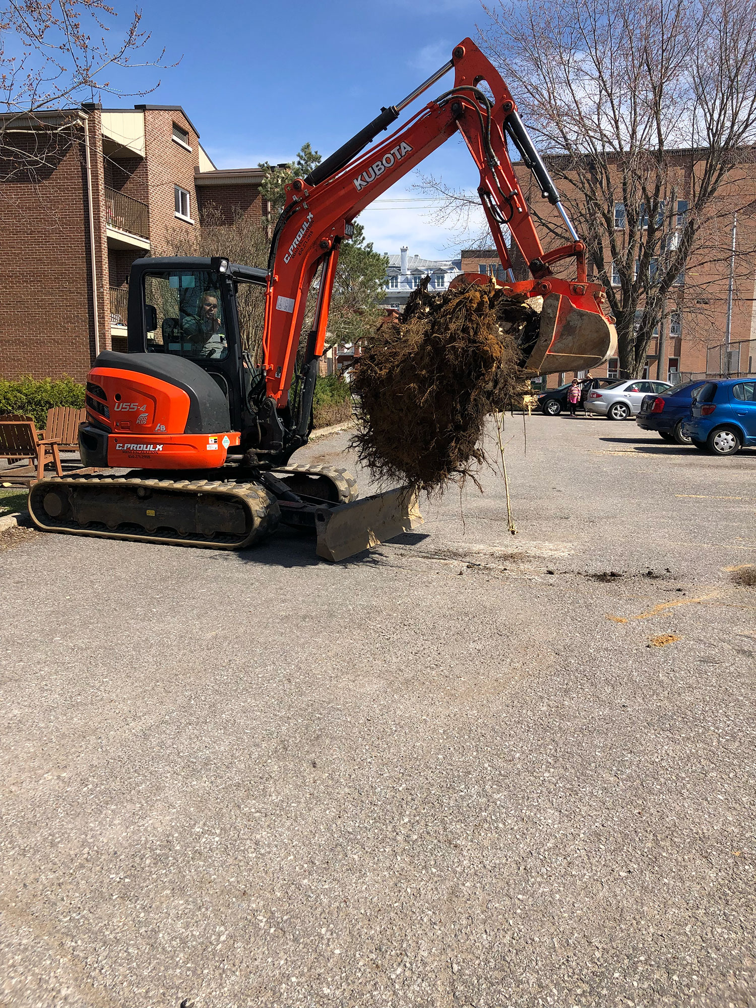 Déboisement et dessouchage - C. Proulx Excavation